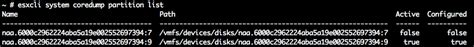 Two Coredump Partitions In ESXi 5 5