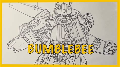 How To Draw Bumblebeedrawing Tutorial Part 1 Youtube