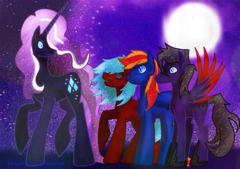 Nightmare Ponies Set 2 By Asinglepetal On Deviantart