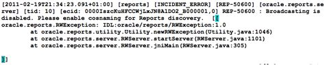 Oracle Reports 1111 Reports Configuration Error ~ Dirk Nachbar This