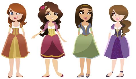 Four Sisters By Ailuz On Deviantart