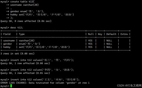 【mysql】数据类型mysql Bigint Varchar Csdn博客