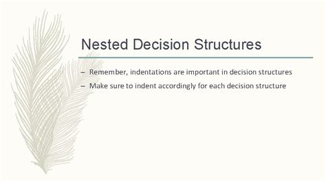 Decision Structures String Comparison Nested Structures Best Powerpoint