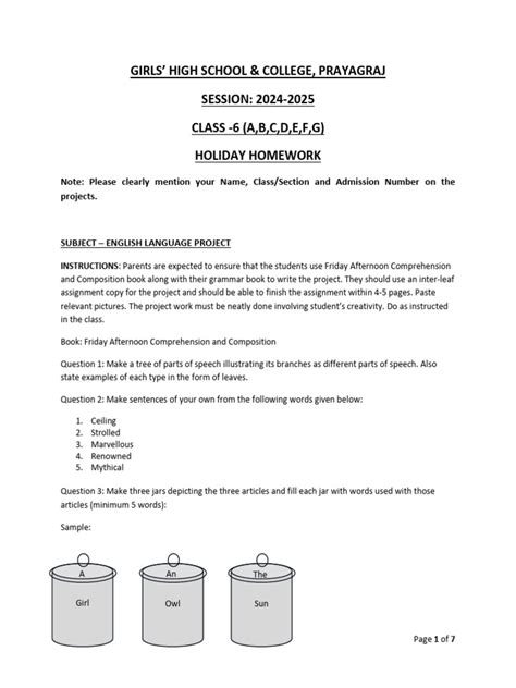 Project Assignment Class 6 Pdf Flowers Pollination
