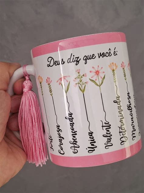 Arte Avulsa Deus Diz Que Você é Versão Rosa Thais Lohayne Design