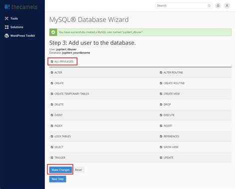 How To Create A Database Using Mysql Database Wizard Knowledgebase