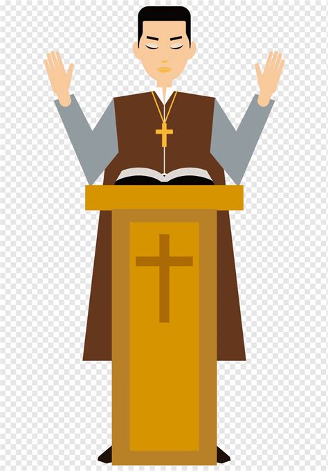 사제 설교 그림 만화 목사 사제 그림 기독교 사제 만화 남자 그린 수채화 그림 만화 사람들 Png Pngwing