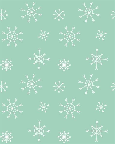 Premium Vector Vector Seamless Pattern Of White Doodle Snowflake