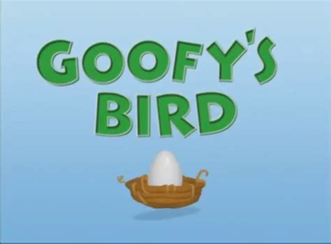 Goofys Bird Disney Wiki Fandom