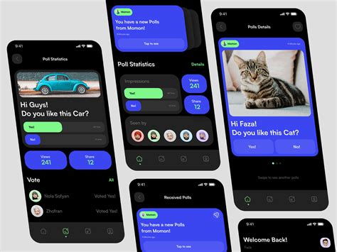 Pingpoll Polling Mobile App On Behance