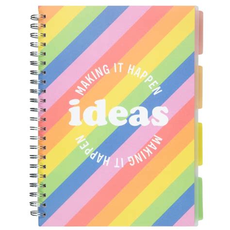 A4 Project Notebook Ideas Fashion Stationery Bandm