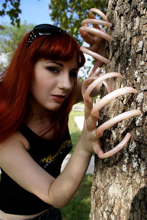 Pin By David Stoer On Long Nails Long Red Nails Long Black Nails