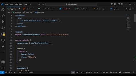 Vuejs 3 Vue File Toolbar Menu Example To Create File Toolbar