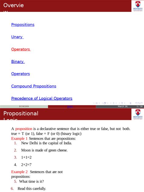 Dms2 Basics Of Propositional Logic Pdf If And Only If Grammar