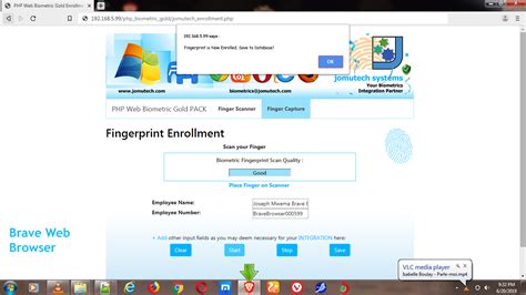 Php Web Biometric Authentication Gold Pack Joseph Mwema Biometrics