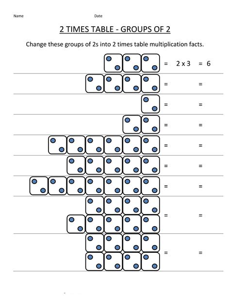 Times Tables Practice Activities Free Printable
