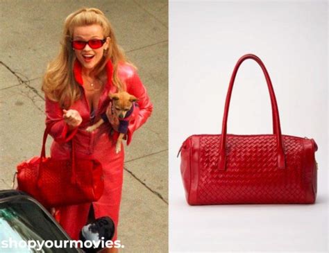 Legally Blonde Elles Red Woven Leather Bag Shopyourmovies
