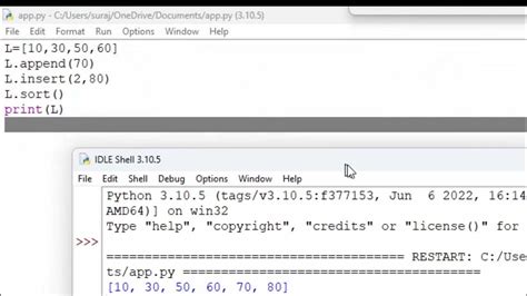 How To Use Sort And Append Function In Pythoncomputerexcelsolution Python Pythonprogramming