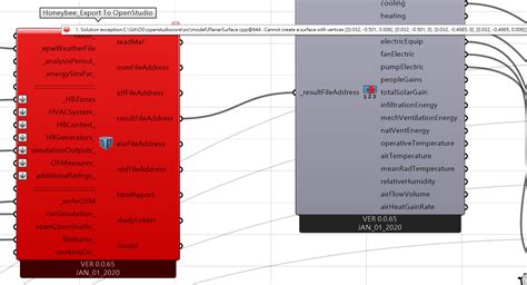 Why There Is An Error In Openstudio Like This Honeybee Legacy Ladybug Tools Forum