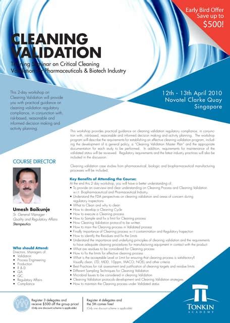 Cleaning Validation Pdf