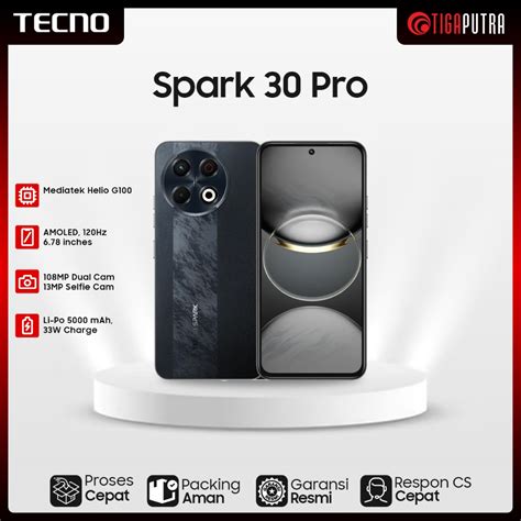 Jual Tecno Spark Pro Ram Gb Extended Rom Gb Amoled Display Ip Helio G