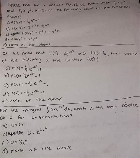 Solved Suppose That For A Function F X Y We Know That Chegg