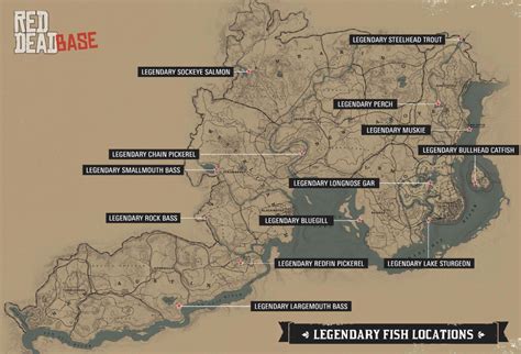 Legendary Smallmouth Bass Rdr2 Animals Map Location And Where To Find