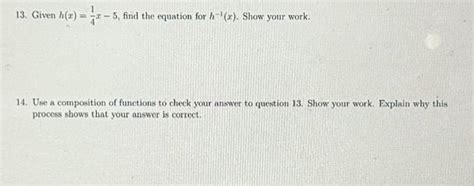 Solved Given H X X Find The Equation For H X Chegg Com