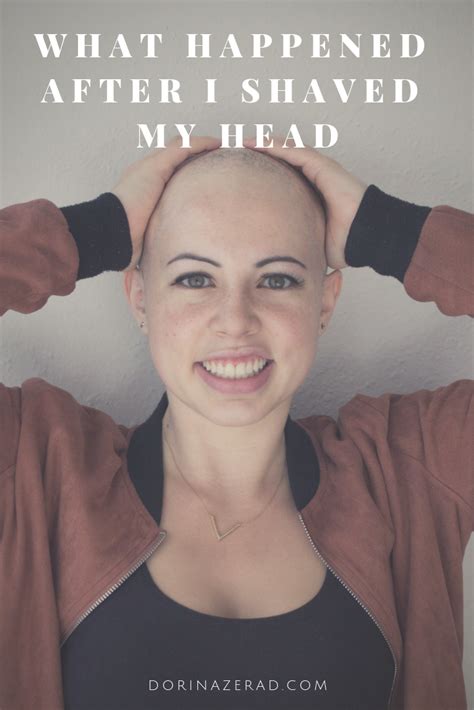 What Happened After I Shaved My Head Dorin Az Rad Shaved Head Women Shave My Head Bald