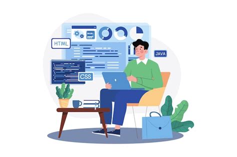 Premium Vector App Development Concept With Laptop