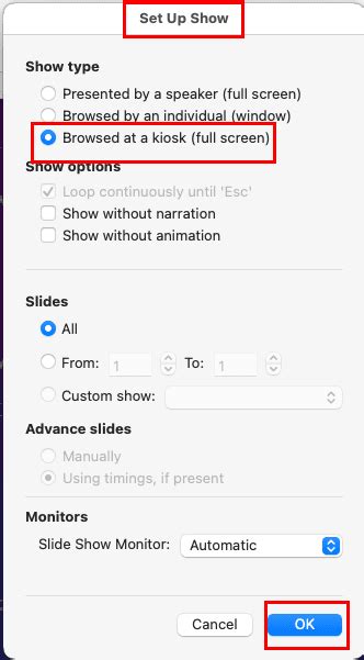 Enable PowerPoint Kiosk Mode In Microsoft Technipages