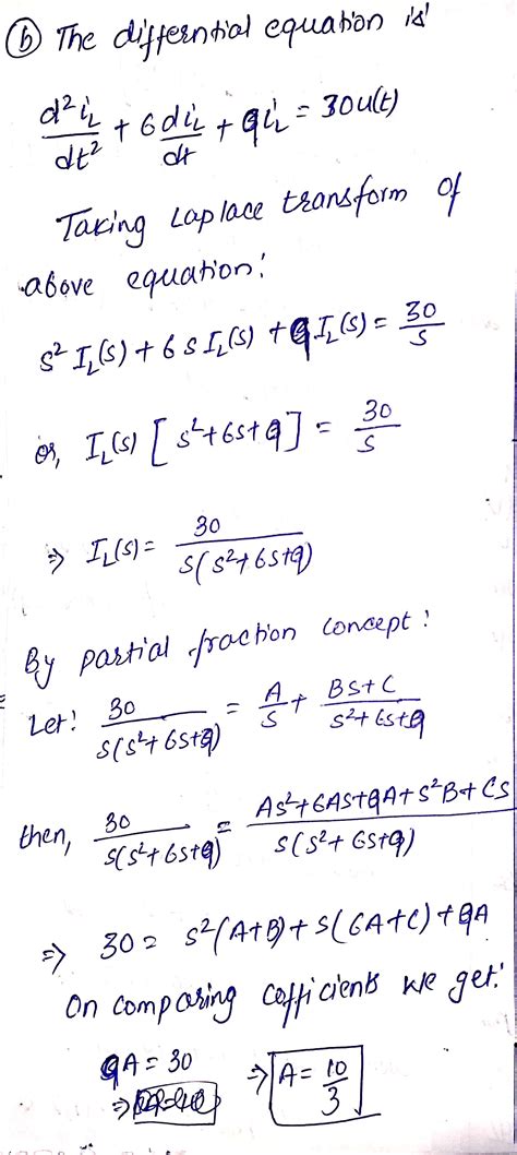 [solved] Q 7 Consider The Second Order Circuit In Fig Q7 Where R Course Hero