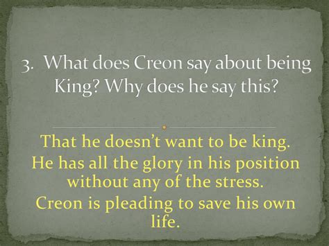 Ppt 1 What Has Creon Just Discovered What Has Oedipus Said About Him Powerpoint