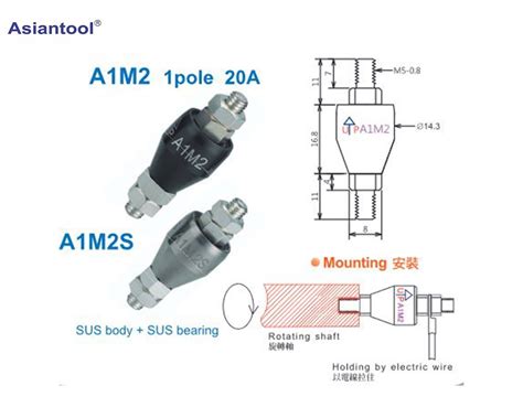 Buy Asiantool Electrical Rotating Connector Model A1m2s Technomart Online Shop Industrial