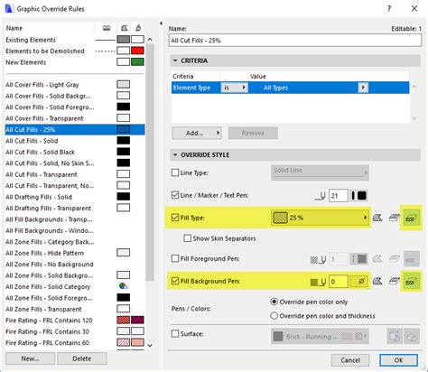graphic override combinations duplication bug page 2 graphisoft community