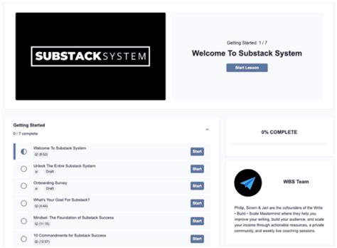 Substack System