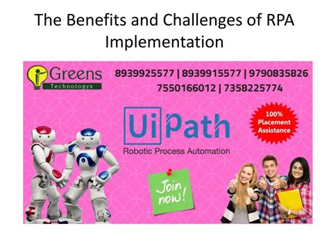 PPT The Benefits And Challenges Of RPA Implementation PowerPoint Presentation ID