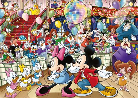 Wasgij Disney Original Mickeys Party 1000 Piece Jigsaw Puzzle All Jigsaw Puzzles