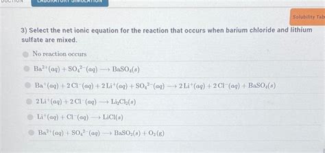 Solved Actions Reactions In Solution Ntroduction Laboratory