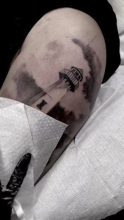 남자 팔 등대 타투 도안 블랙앤그레이 서울 Ss 타투 잘하는곳 Youtube
