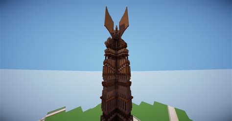 Wooden Orthanc Minecraft Map
