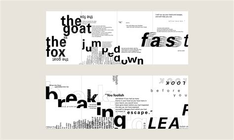 Aesops Fables Typography On Behance