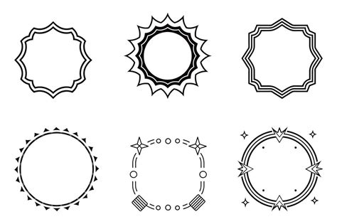 Design Your Own Borders Frames Shapes And Backgrounds 49965364 Vector Art At Vecteezy
