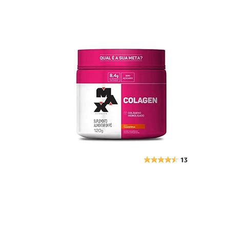 ColÁgeno Hidrolisado Colagen 120g Tangerina Max Titanium Supley
