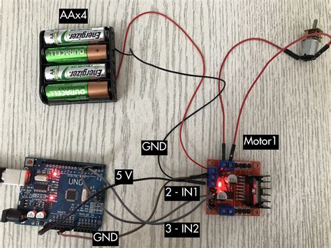 Cómo Utilizar Puente H Con Arduino Controlar Motor De Cd