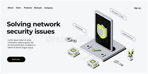 Mobile Data Security Isometric Vector Illustration Online Payment Protection System Concept