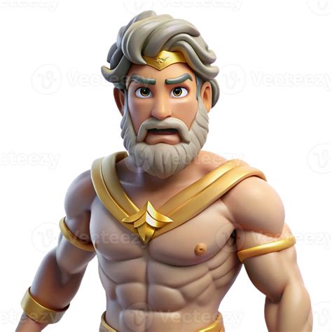 Standout Renaissance Isolated Cutout Ultra Detailed Professional Render Of A Single Olympian