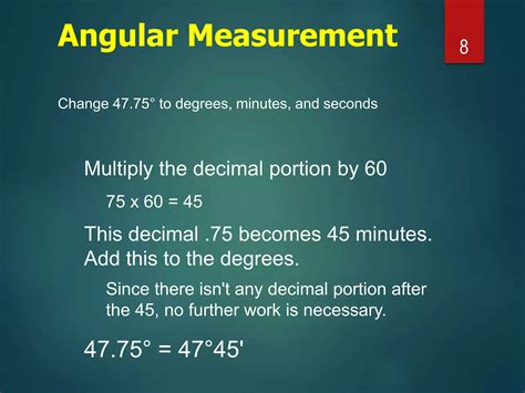 Angular Measurement Ppt