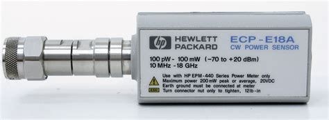 HP Agilent Keysight E4418B ECP E18A