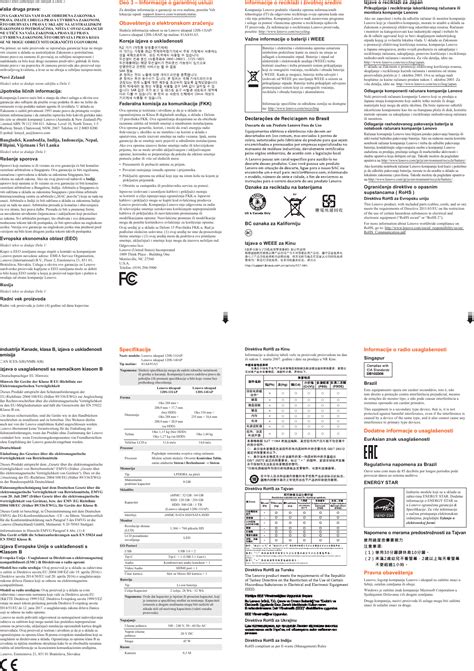 Lenovo Ideapad S Iap S Iap Swsg Sr Ideapad Iap User Manual Serbian